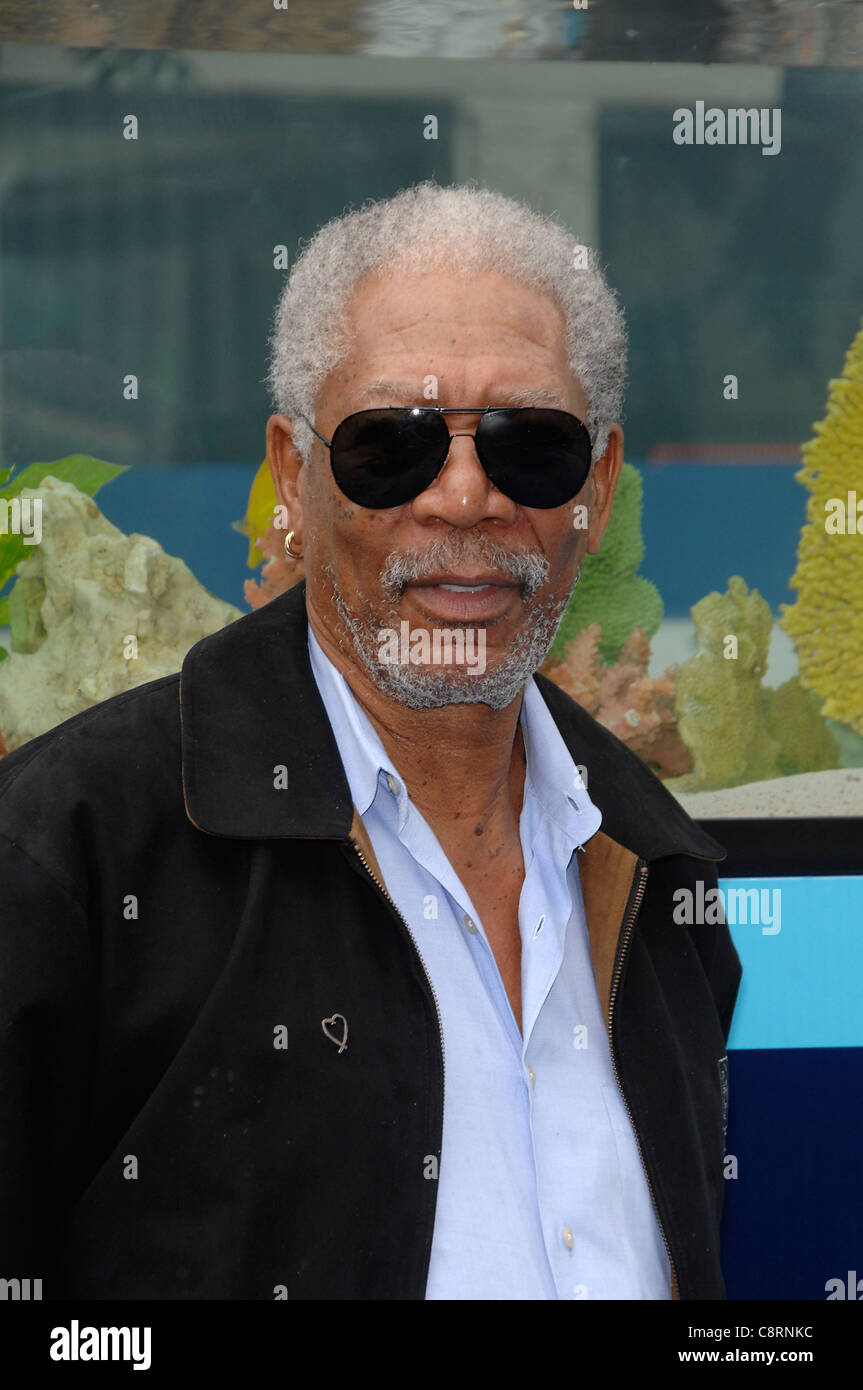 Morgan Freeman at arrivals for DOLPHIN TALE Premiere, Village Theatre ...