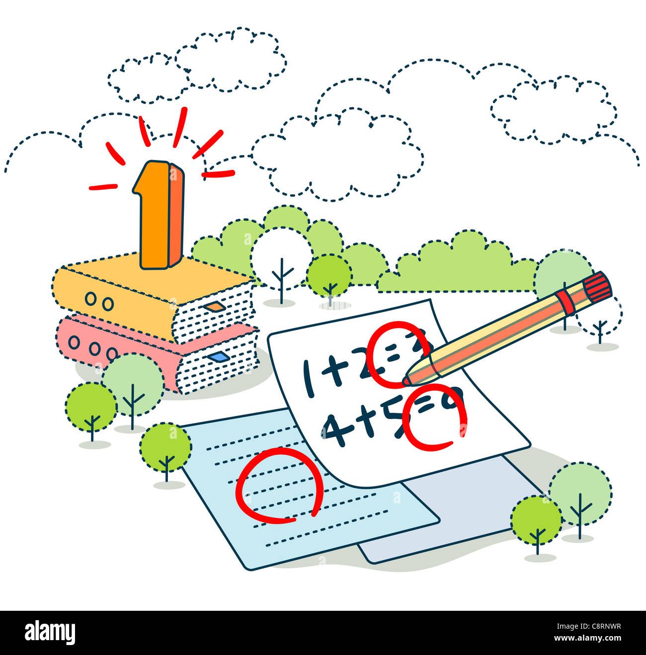 Mathematics circle hi-res stock photography and images - Alamy