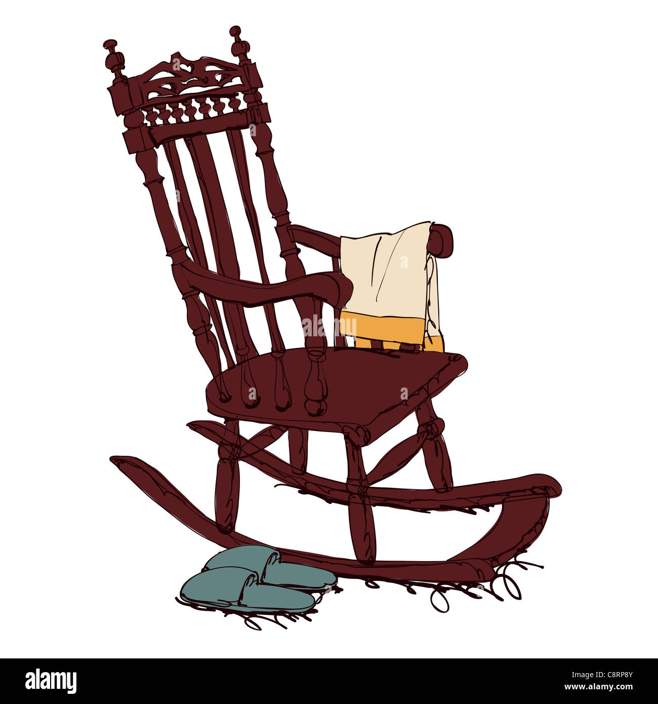 Slipper chair hi-res stock photography and images - Alamy
