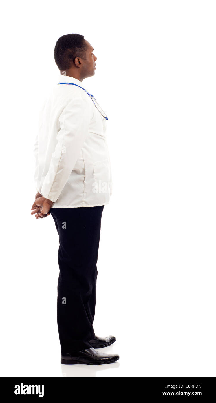 Doctor standing from behind hi-res stock photography and images - Alamy