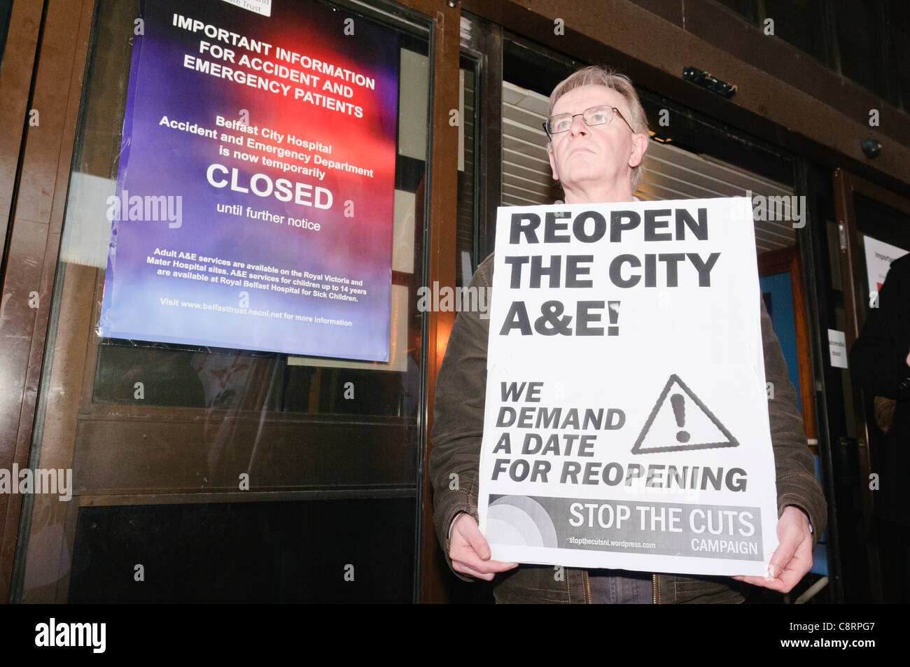 Nhs protests signs hi-res stock photography and images - Alamy