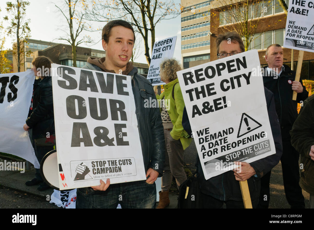 Nhs protests signs hi-res stock photography and images - Alamy