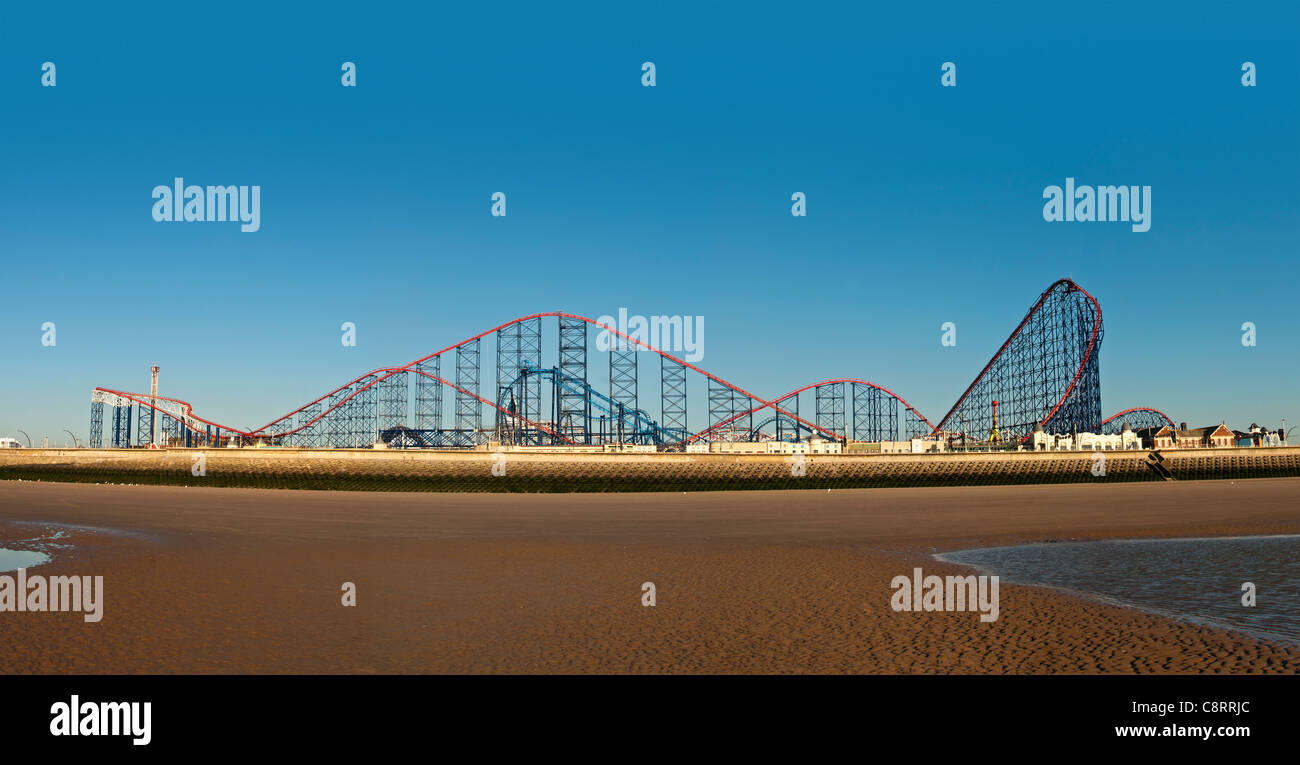 big one funfair ride blackpool lancashire england uk europe Stock Photo ...