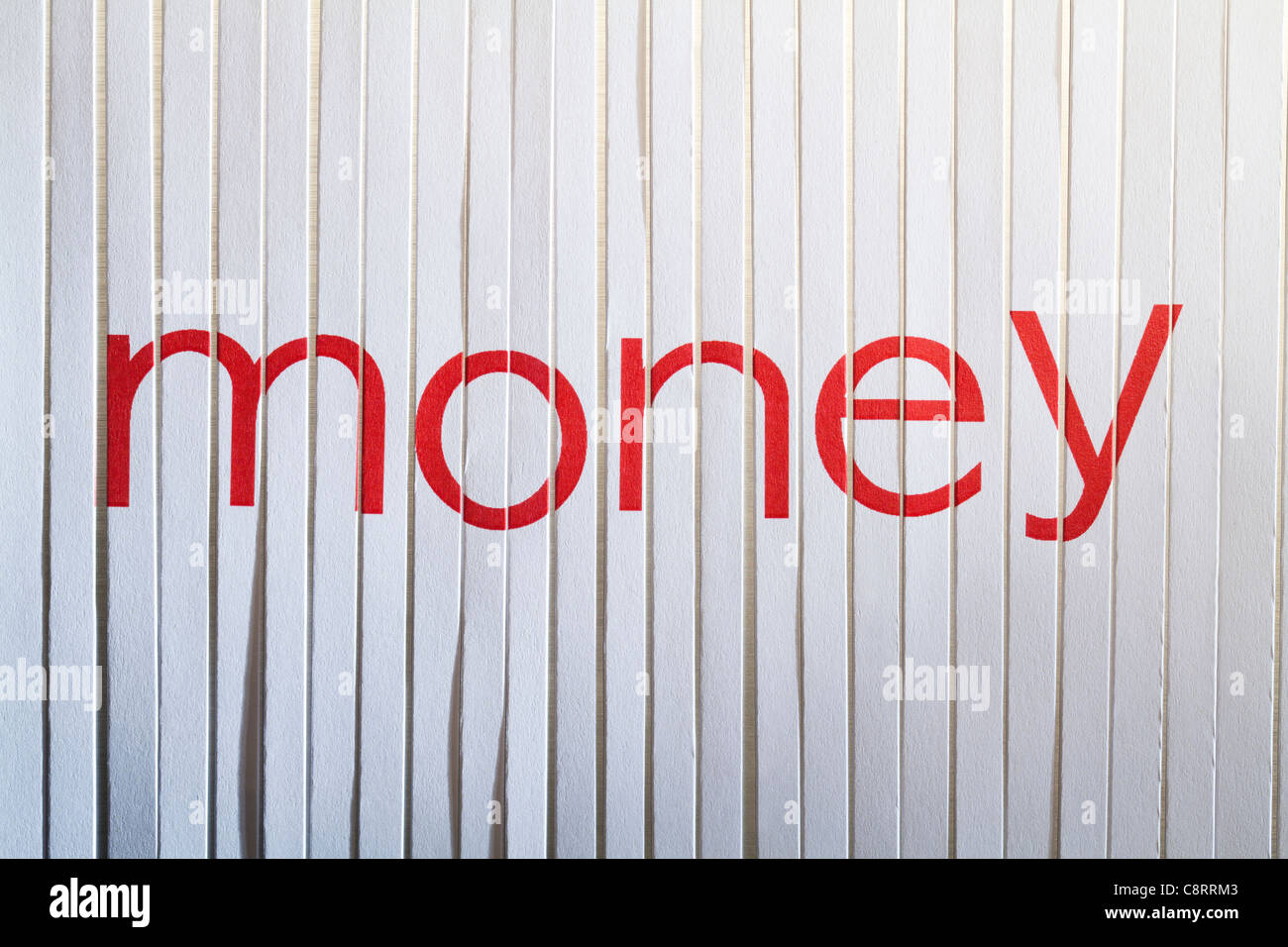 Full frame of shredded paper with text Stock Photo - Alamy