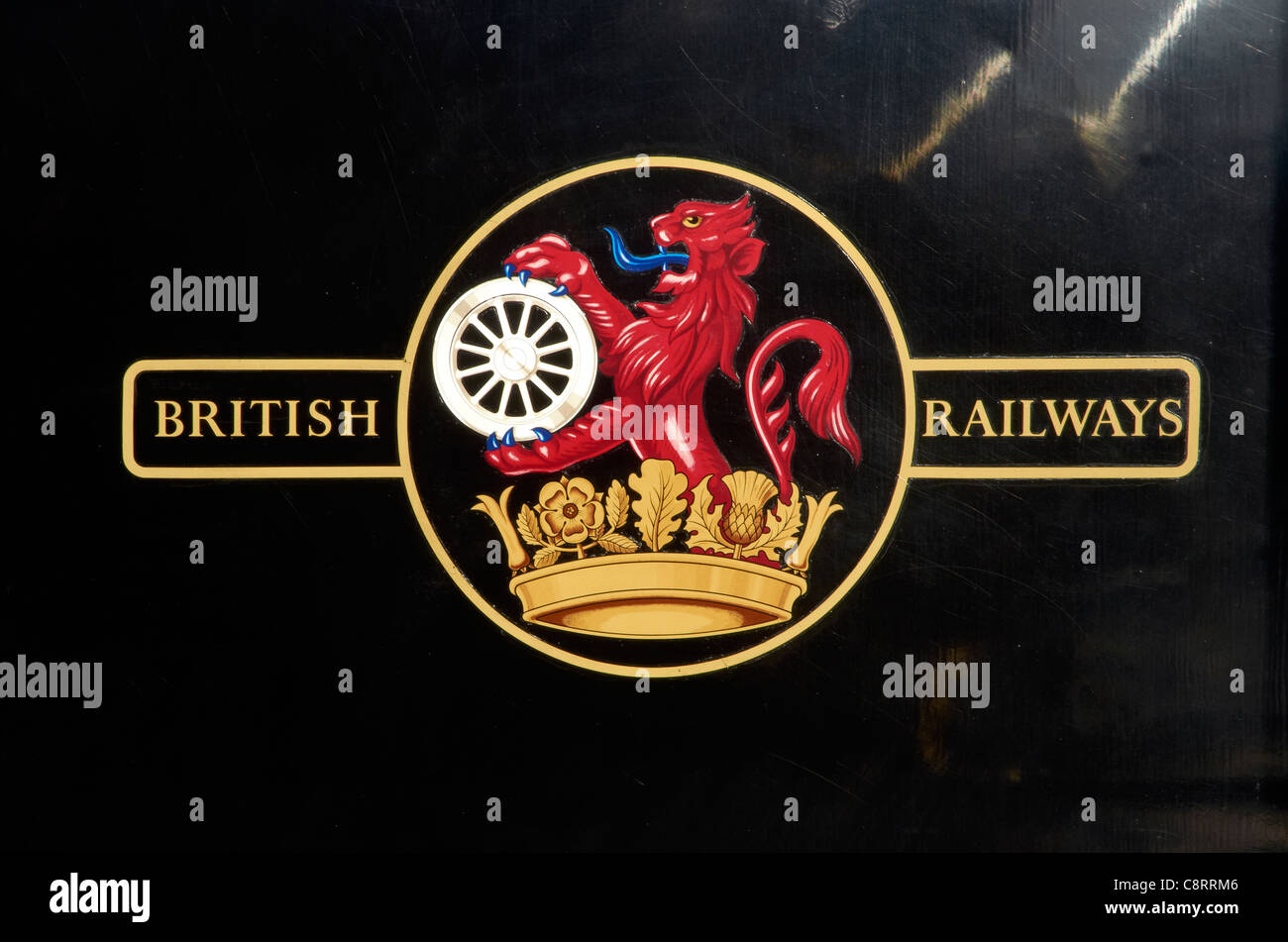 British railway crest hi-res stock photography and images - Alamy