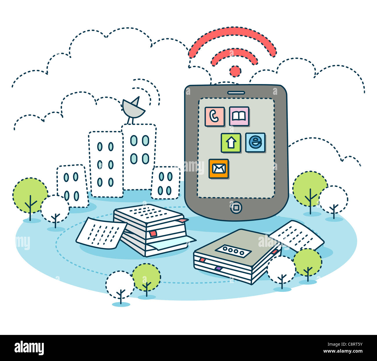 Arrow through paper Cut Out Stock Images & Pictures - Alamy