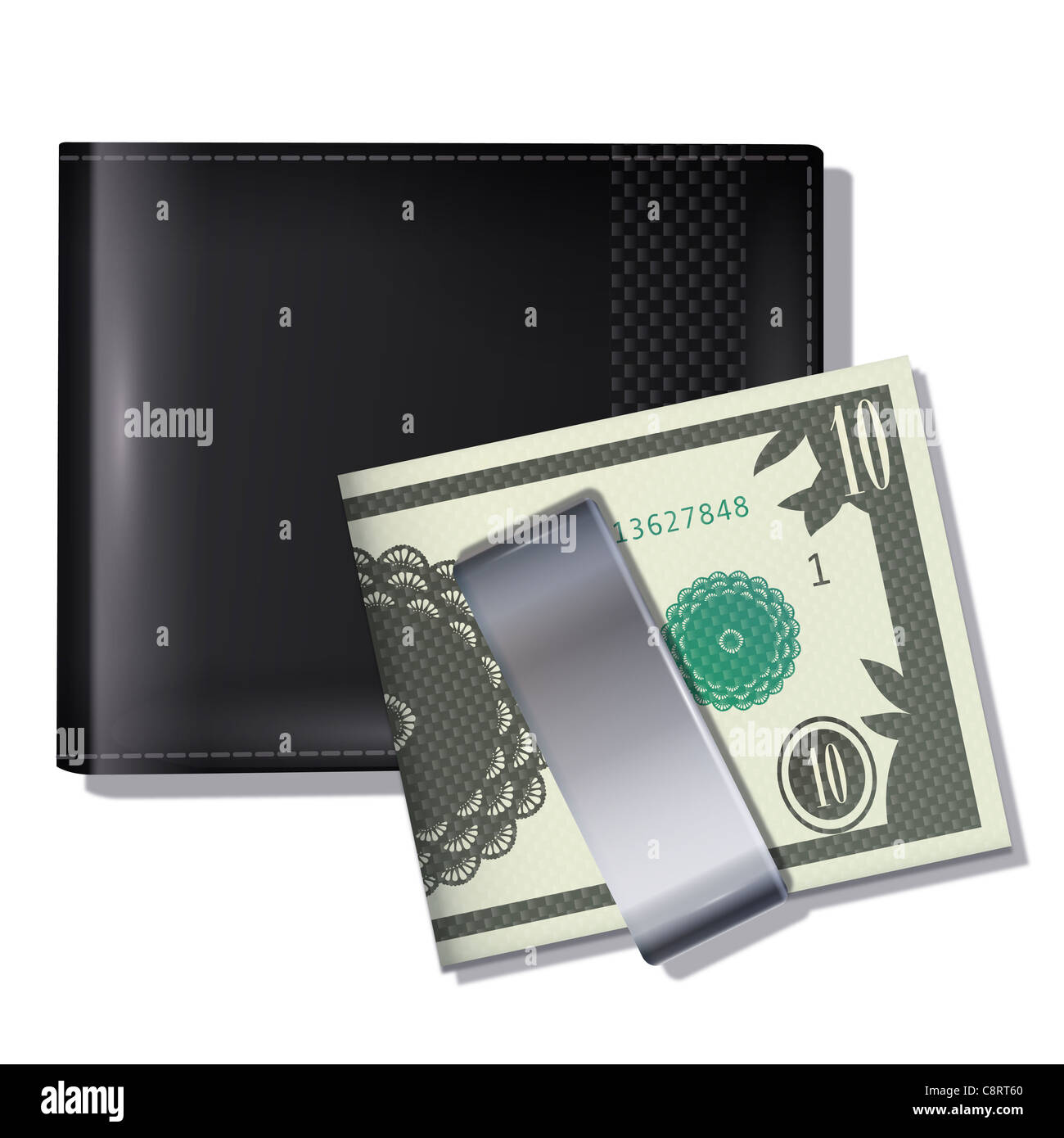 Currency Note And Wallet Stock Photo - Alamy
