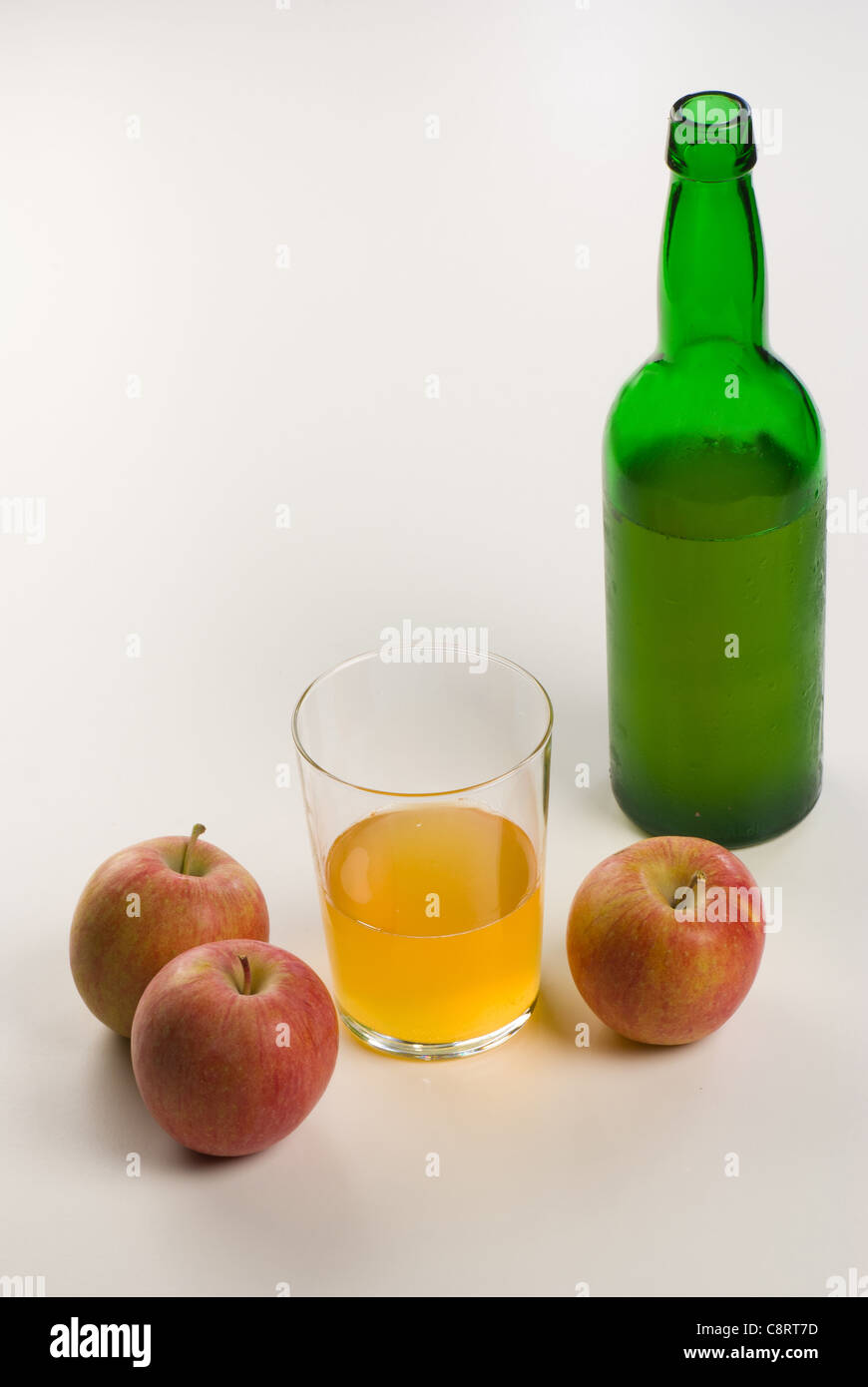 Traditional homemade cider, unfiltered and from homegrown apples Stock ...