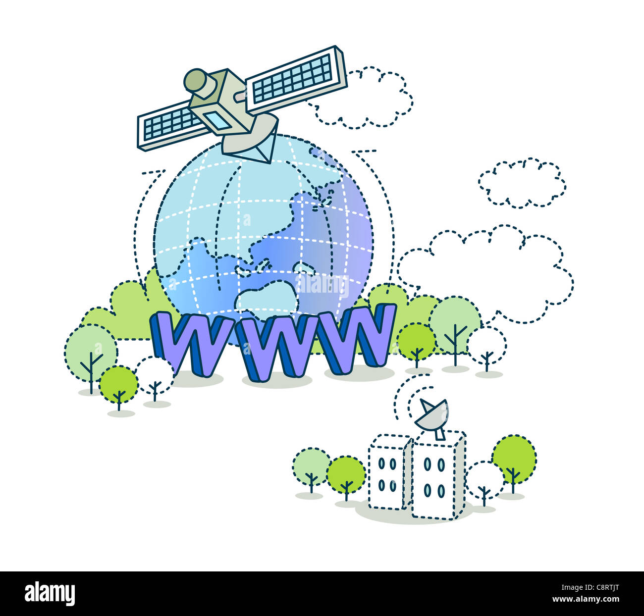 Concept of networking Stock Photo - Alamy