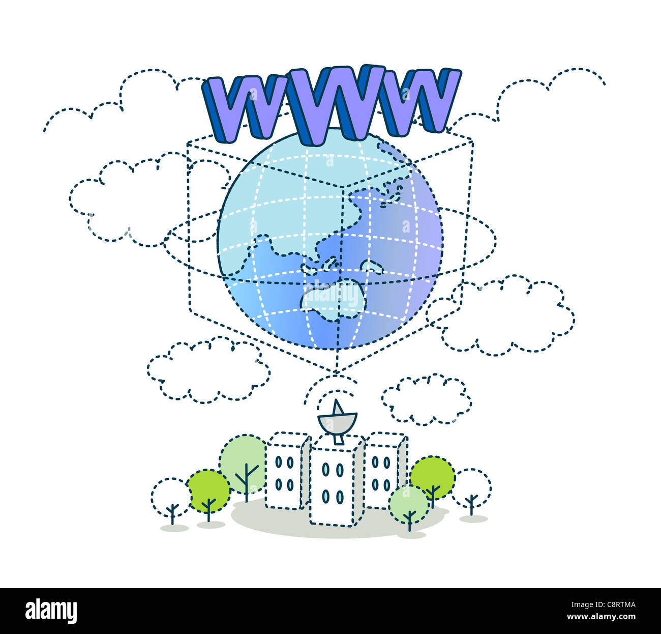 Concept of networking Stock Photo - Alamy