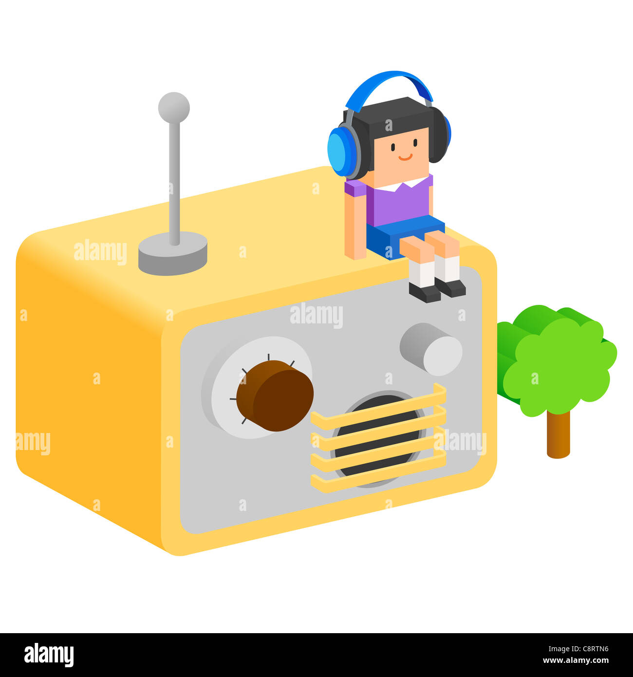 Radio activity radio activity Cut Out Stock Images & Pictures - Alamy