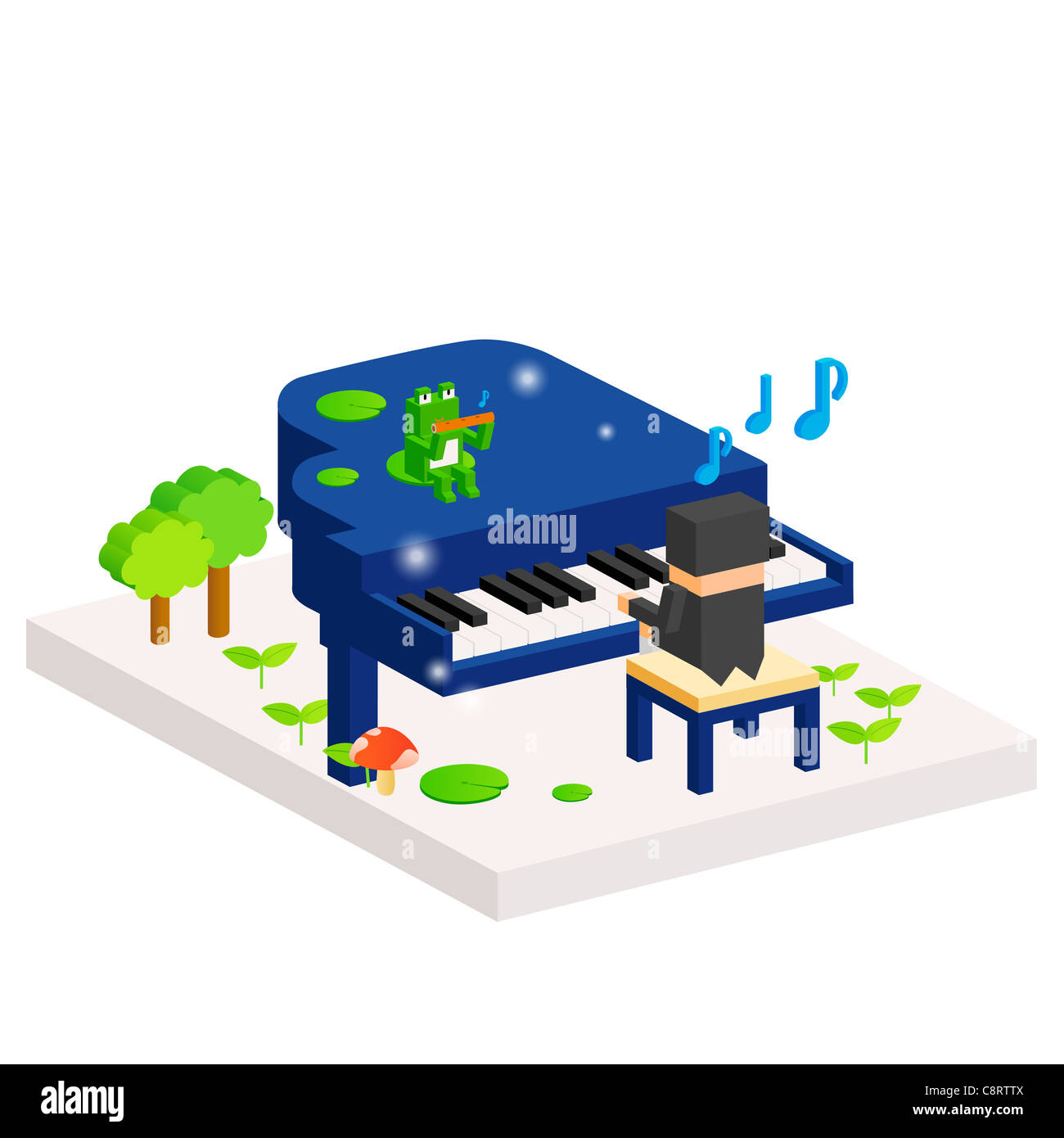 Outdoor musical instrument Cut Out Stock Images & Pictures - Alamy