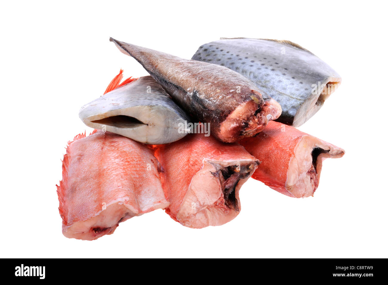 Cutting fresh fish delicious meal Cut Out Stock Images & Pictures - Alamy