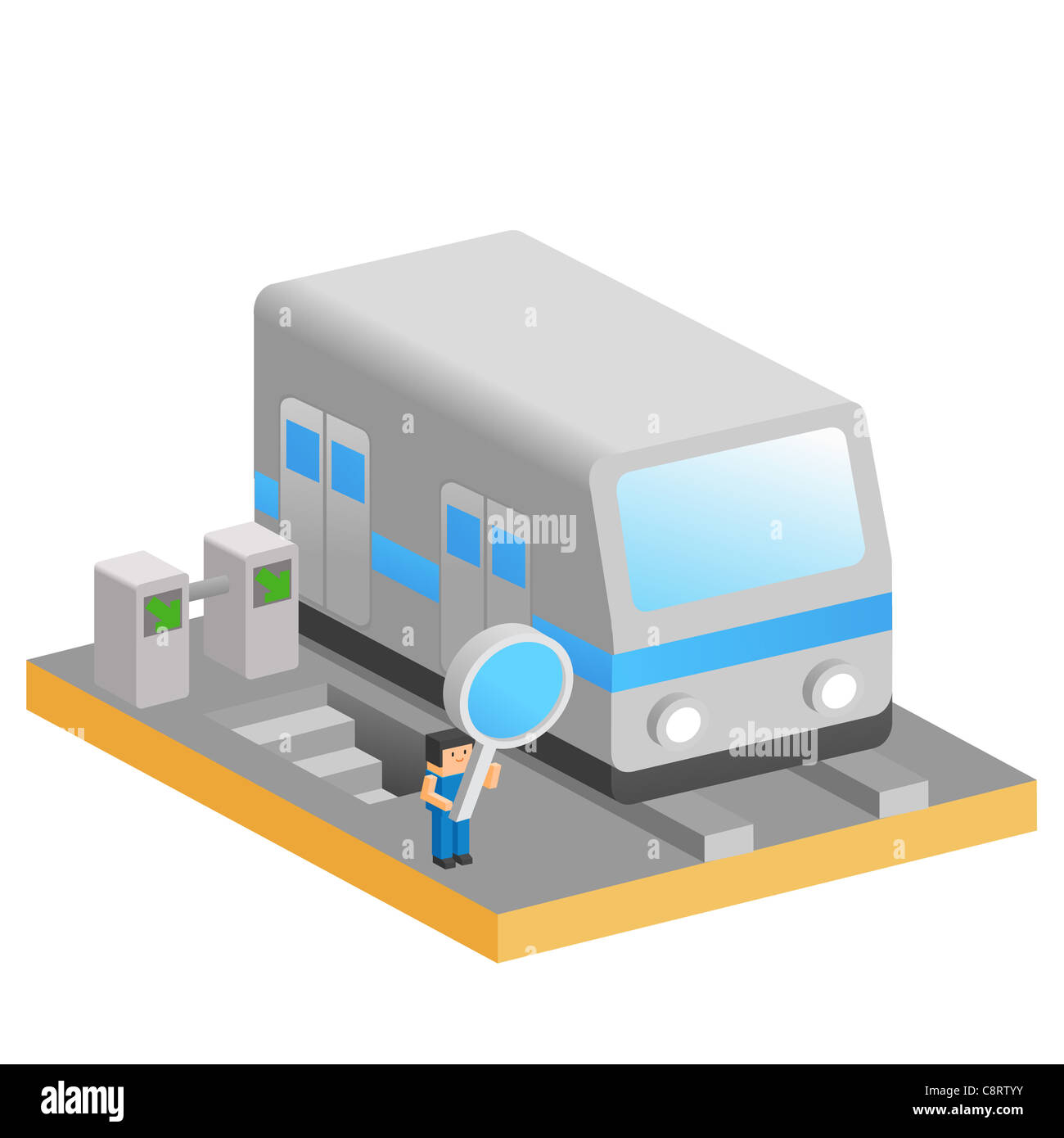 Recreational train Cut Out Stock Images & Pictures - Alamy