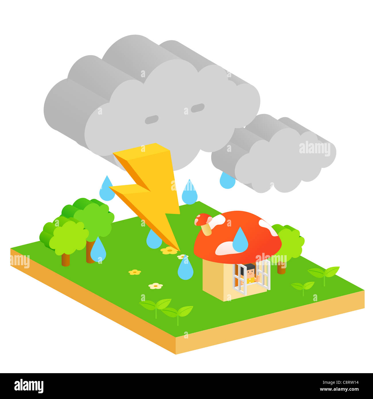 Ominous cloud Cut Out Stock Images & Pictures - Alamy