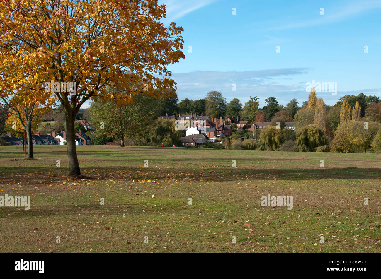 Abbey Fields in autumn, Kenilworth, Warwickshire, England, UK Stock ...