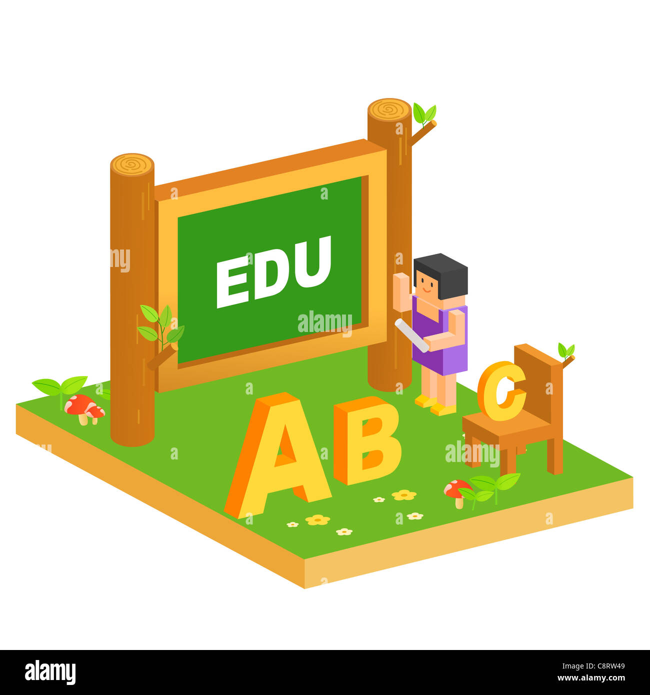 Outdoor education Cut Out Stock Images & Pictures - Alamy