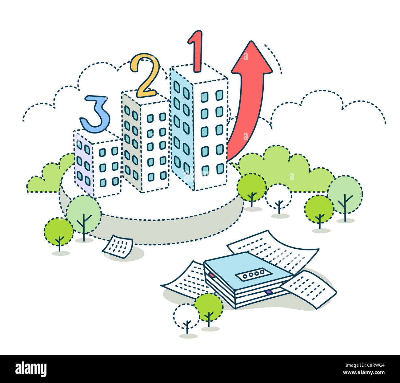 Concept of growth and progress Stock Photo - Alamy