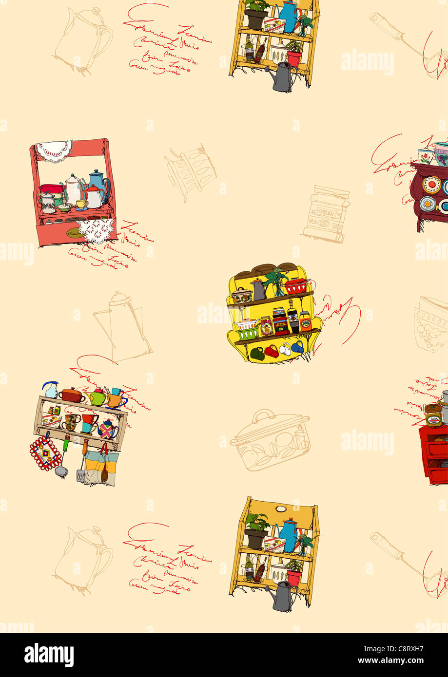 Shelf Icon Set Stock Photo - Alamy