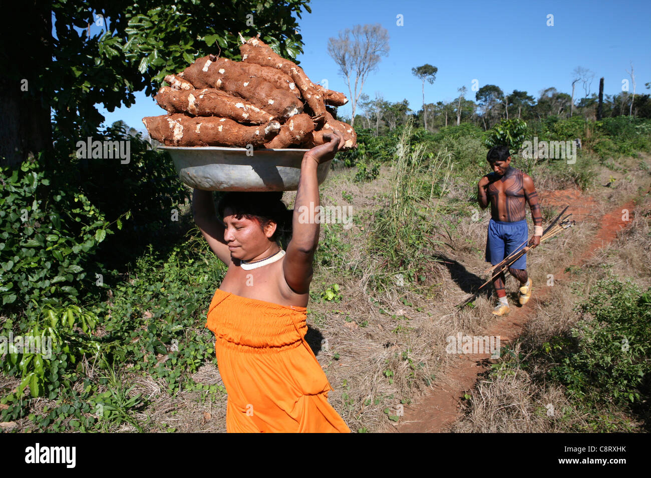 For the xingu indians in the amazone hi-res stock photography and ...