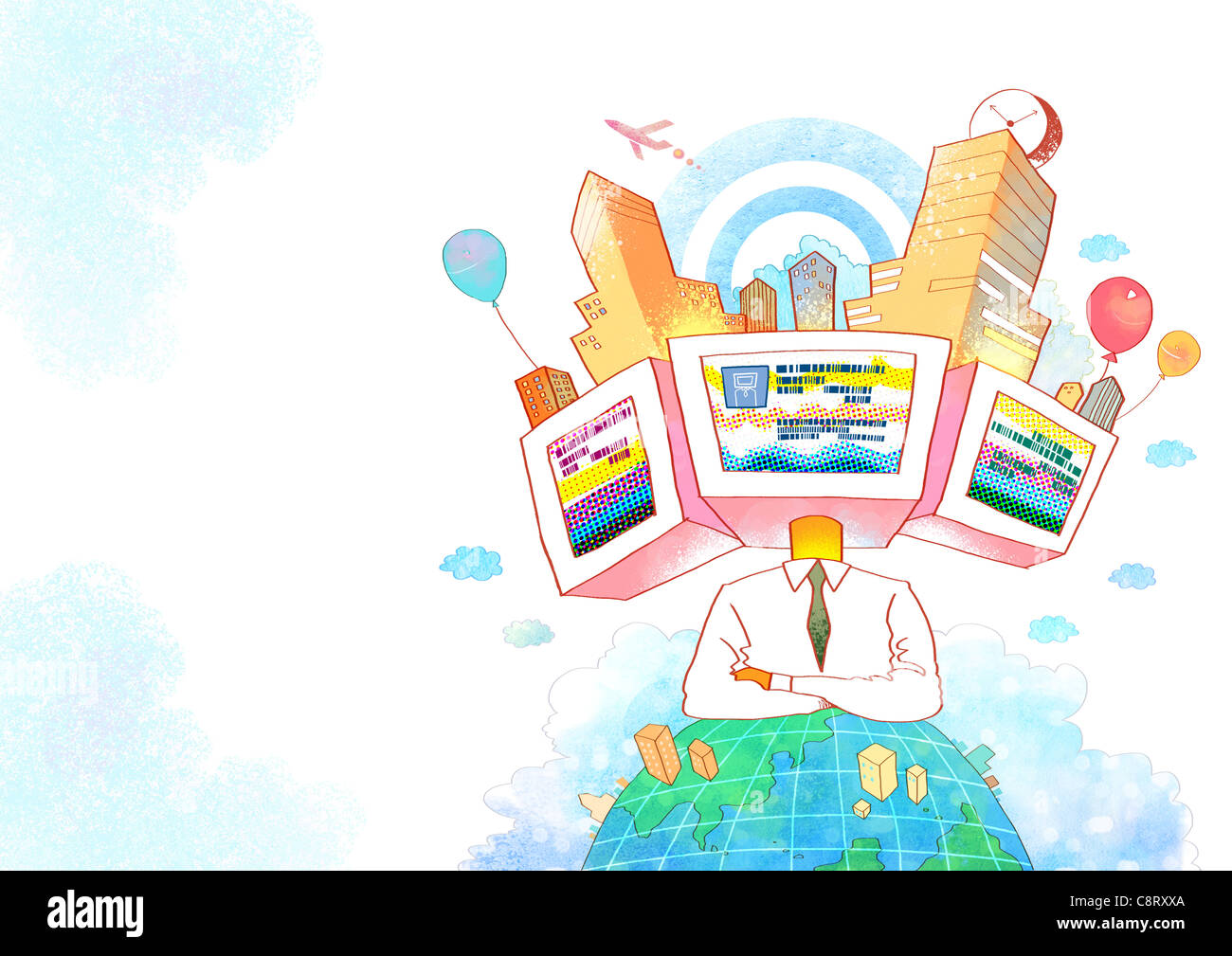 Global communications hi-res stock photography and images - Alamy