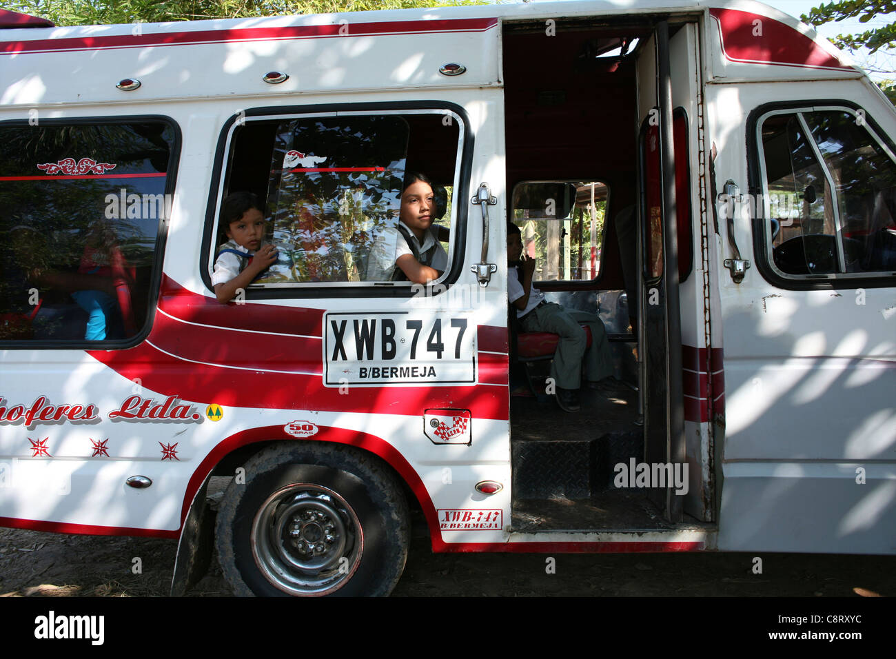 Child car school uniform hi-res stock photography and images - Alamy