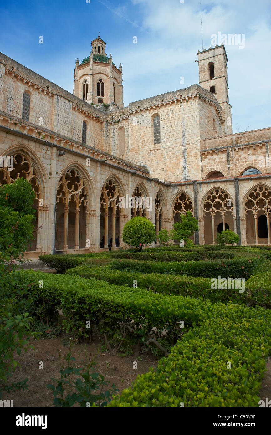 The Royal Abbey of Santa Maria de Santes Creus. Santes Creus, Catalonia ...