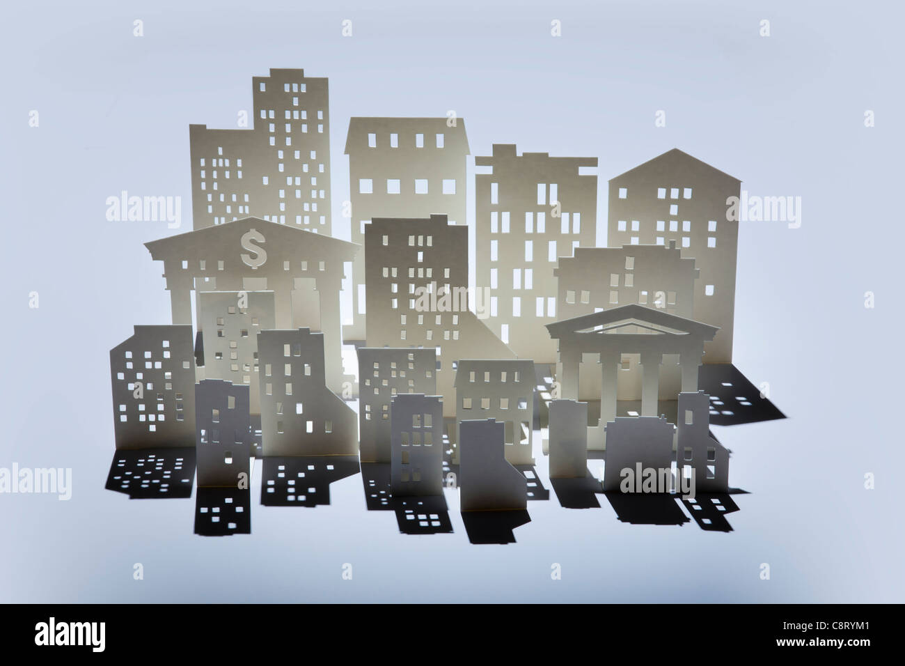 Buildings Structure Model Stock Photo - Alamy