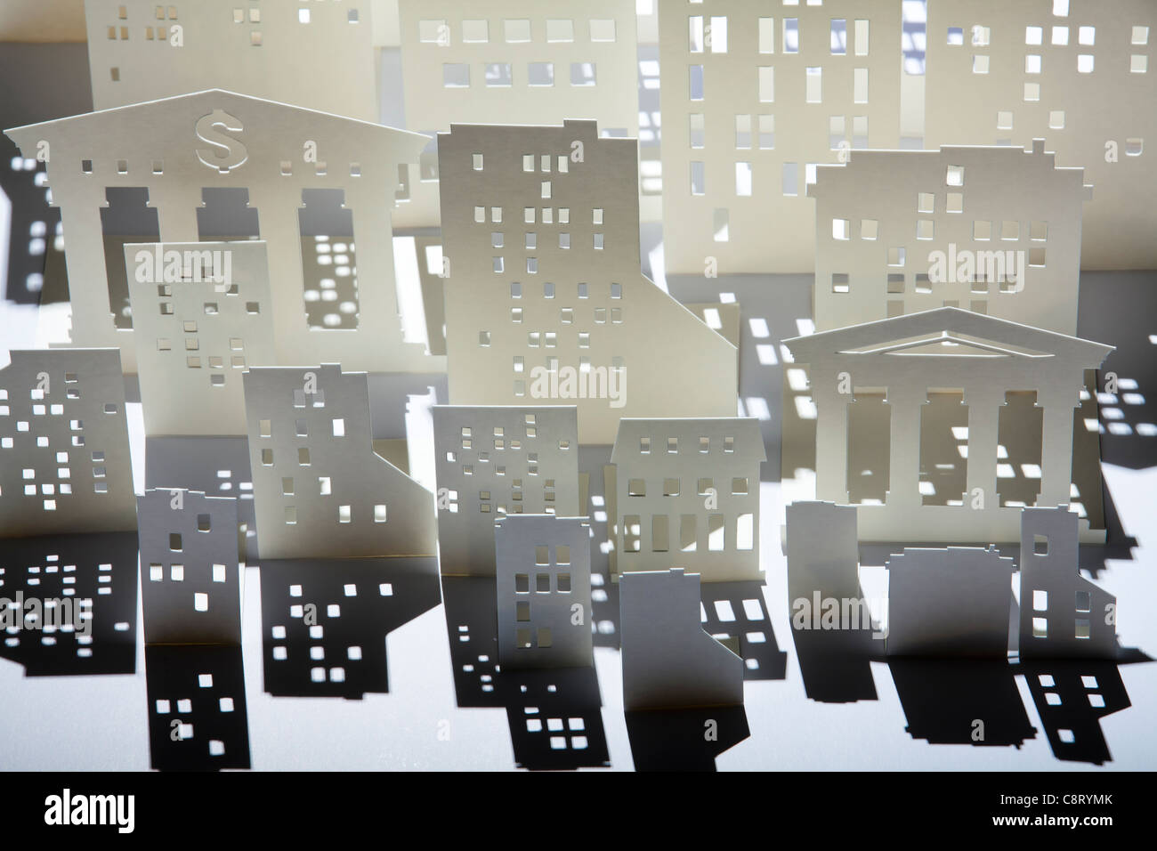 Buildings Structure Model Stock Photo - Alamy