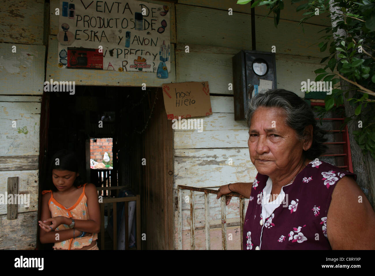 life in a slum, colombia Stock Photo - Alamy