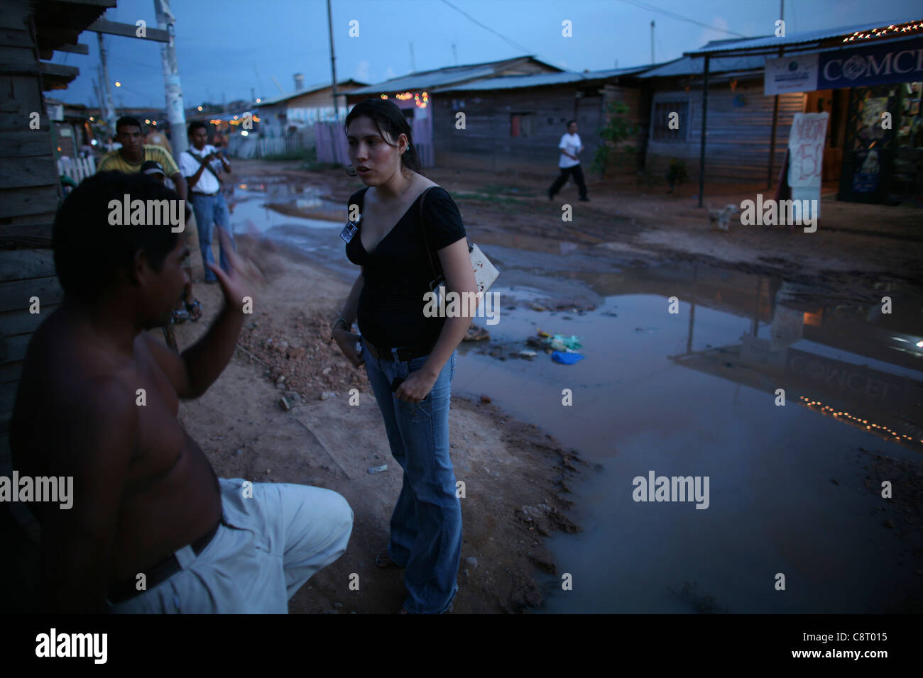 life in a slum, colombia Stock Photo - Alamy
