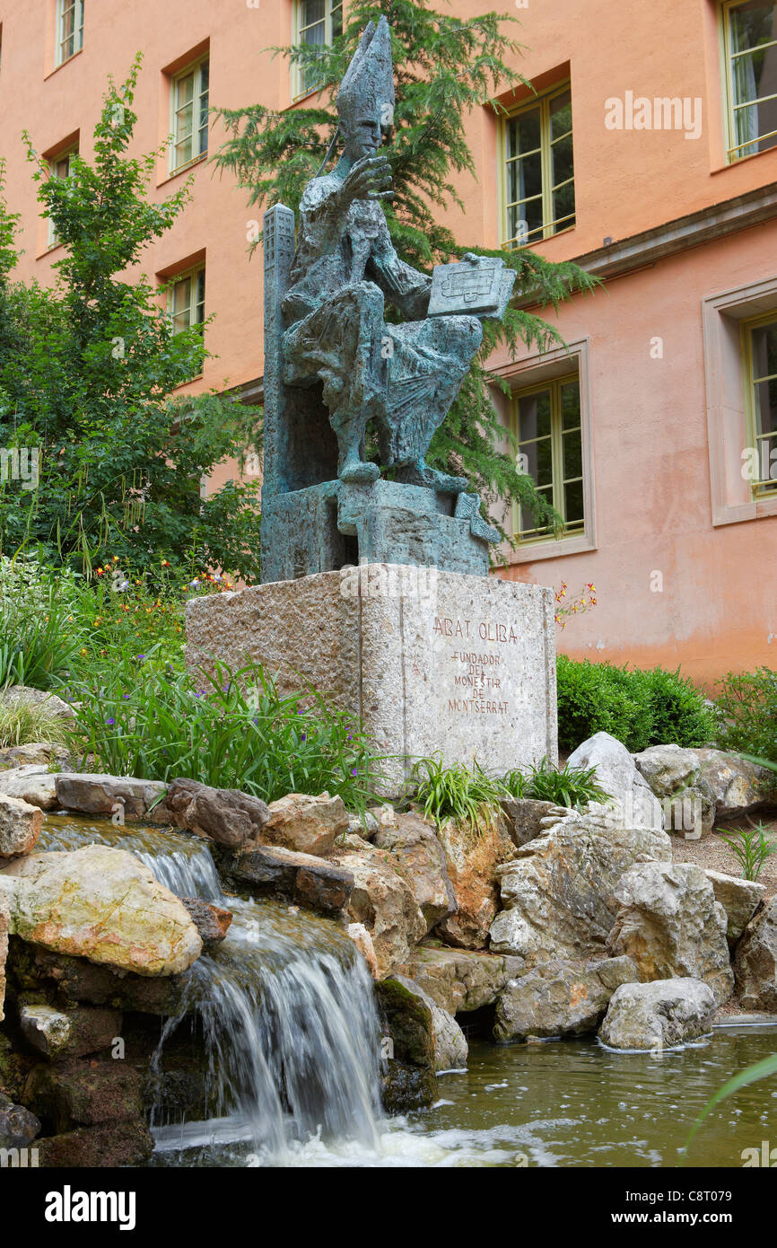 Abbot Oliba - founder of Benedictine abbey of Santa Maria de Montserrat ...