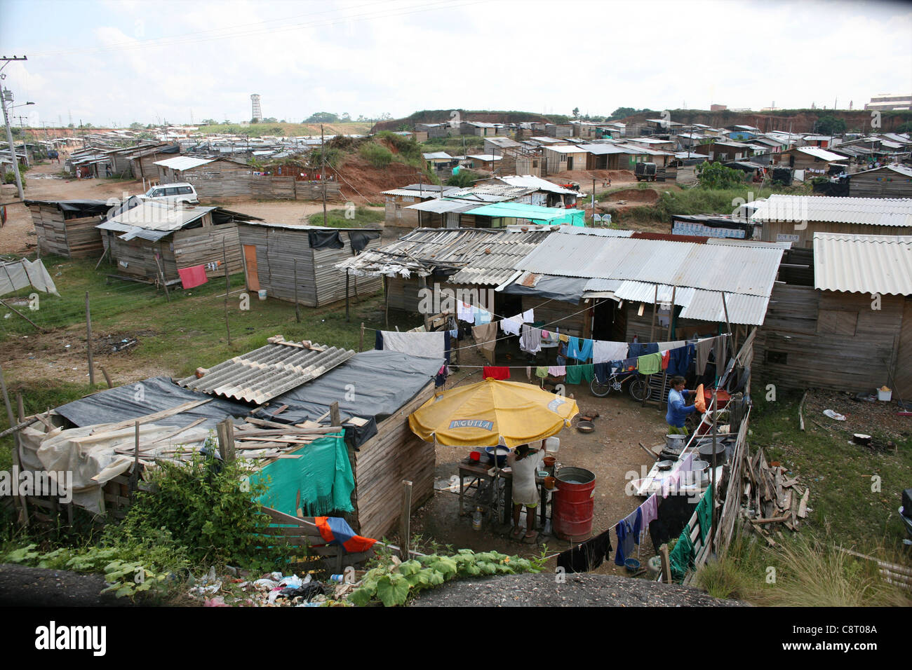 life in a slum, colombia Stock Photo - Alamy