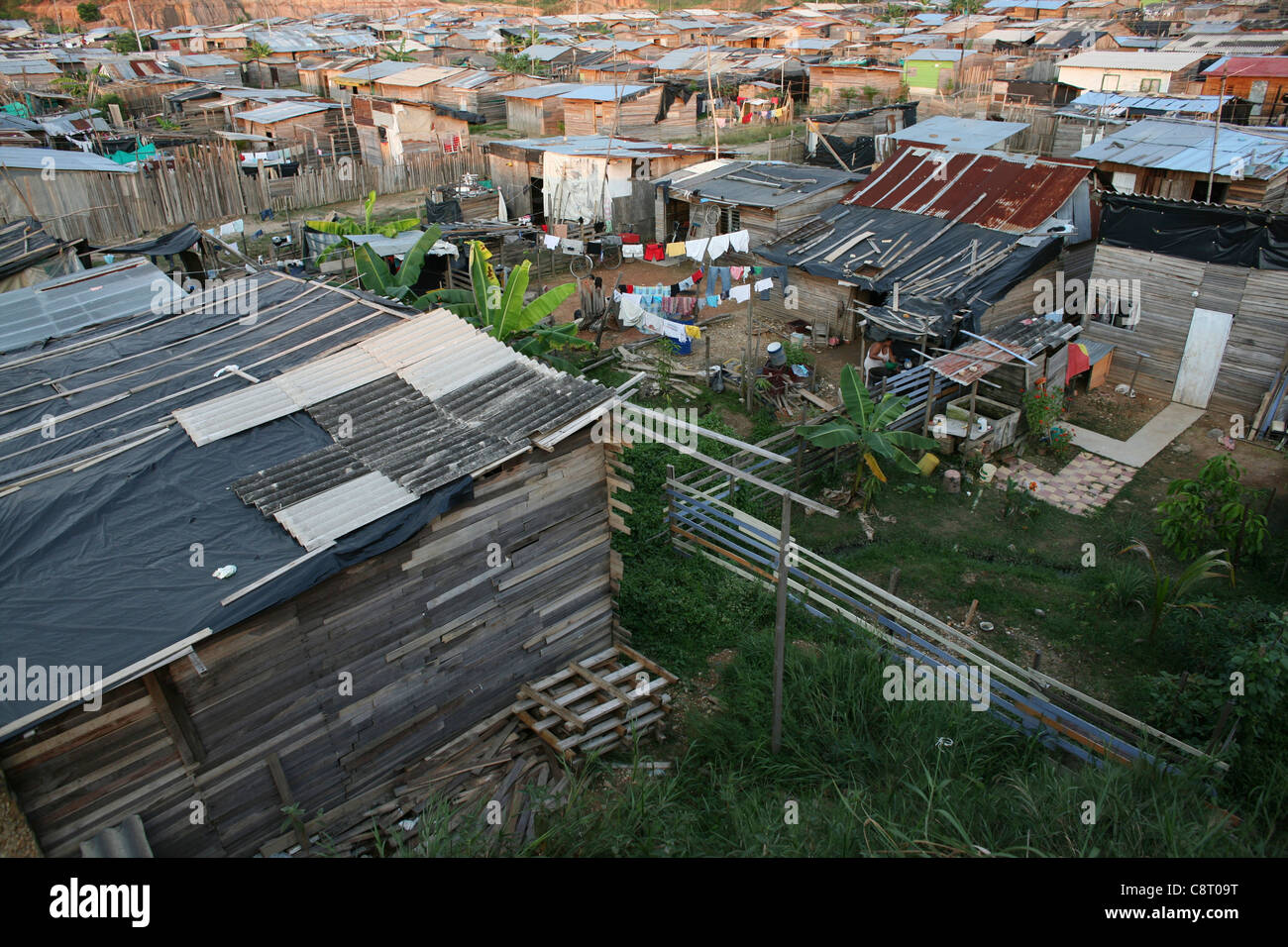 life in a slum, colombia Stock Photo - Alamy
