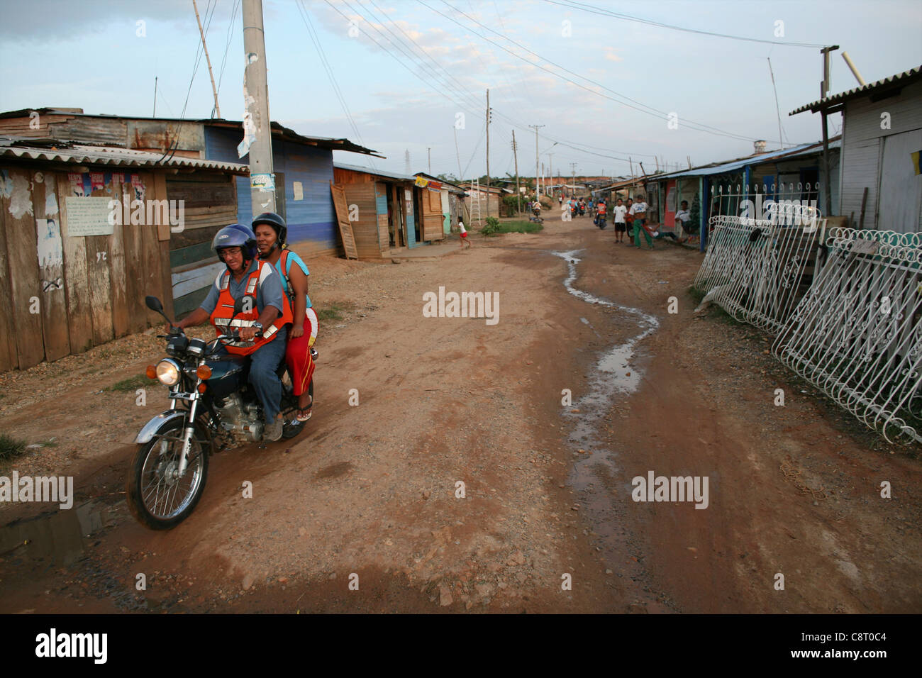 life in a slum, colombia Stock Photo - Alamy