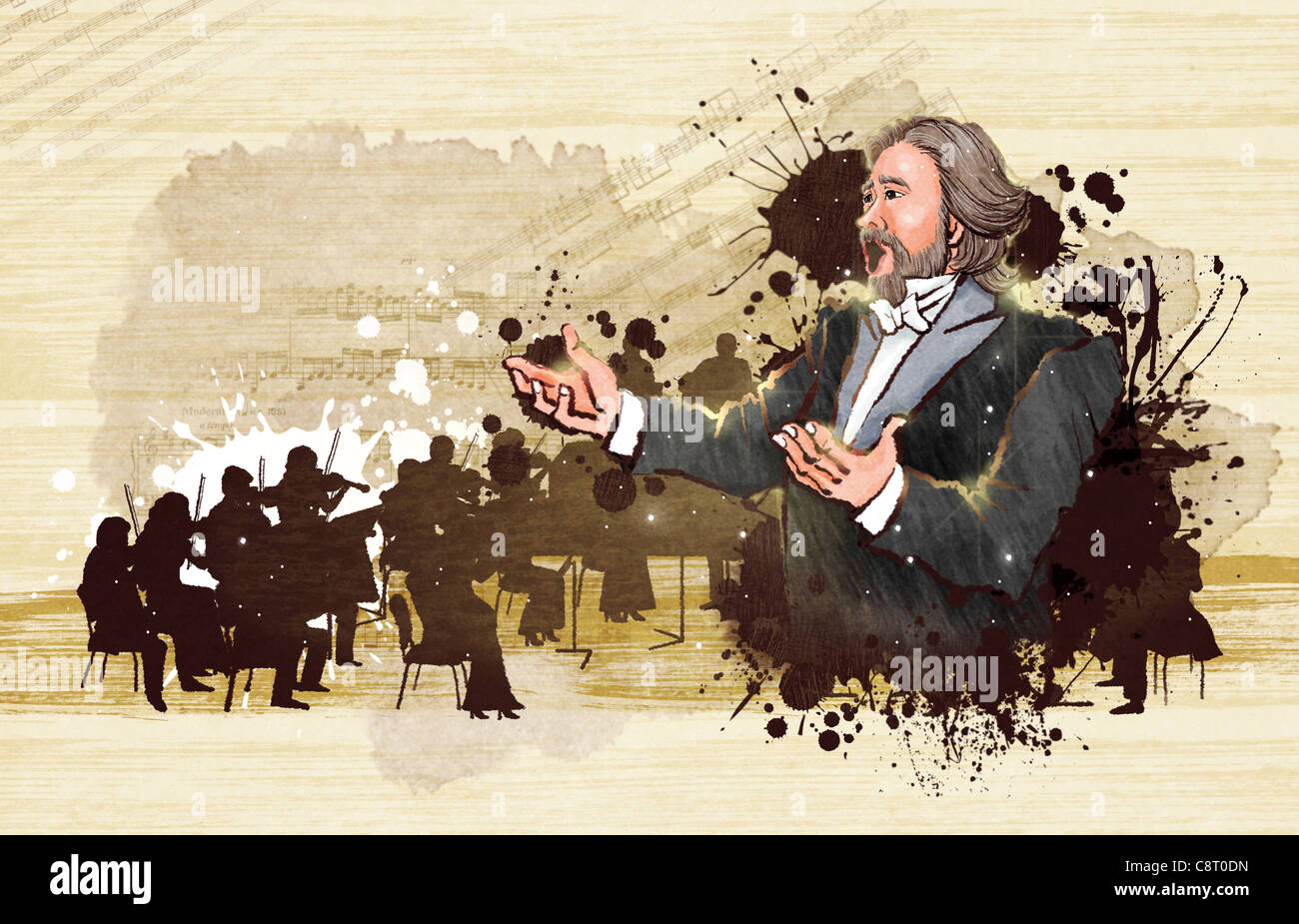 Full orchestra hi-res stock photography and images - Alamy