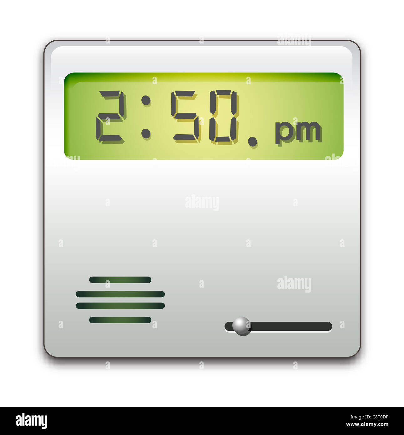 Illustration of digital clock Stock Photo - Alamy