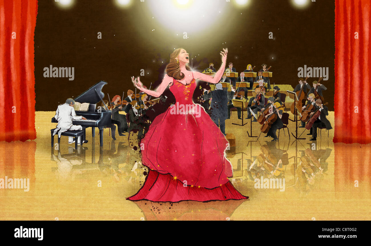 Singing technique hi-res stock photography and images - Alamy