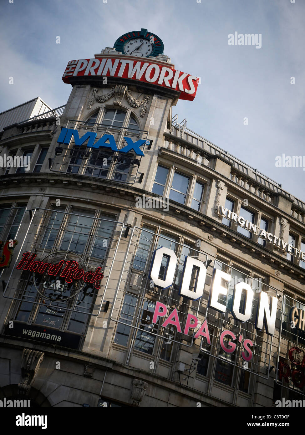 Detail of The Printworks in Manchester UK Stock Photo - Alamy