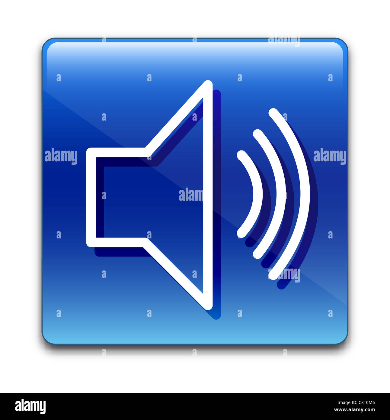Illustration of volume icon Stock Photo - Alamy