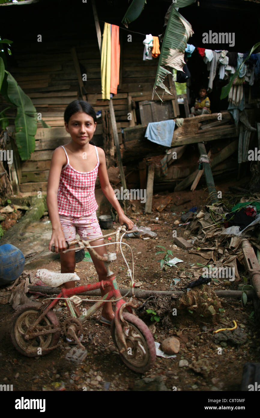 life in a slum, colombia Stock Photo - Alamy