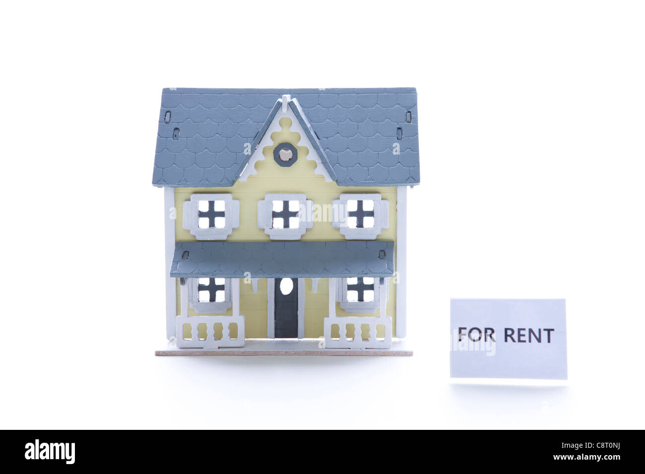 House rent sign hi-res stock photography and images - Alamy