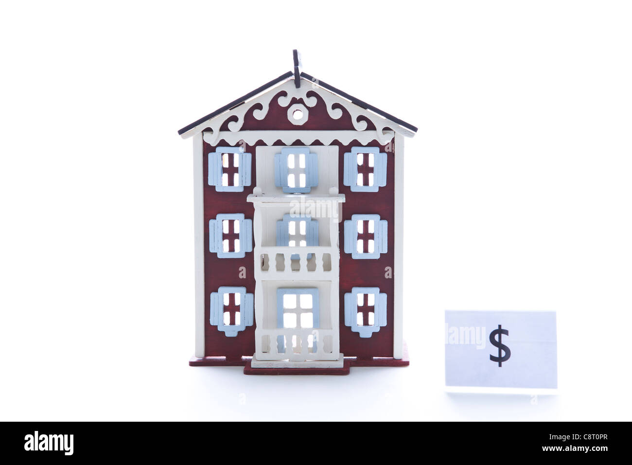 House home symbol dollar sign hi-res stock photography and images - Alamy