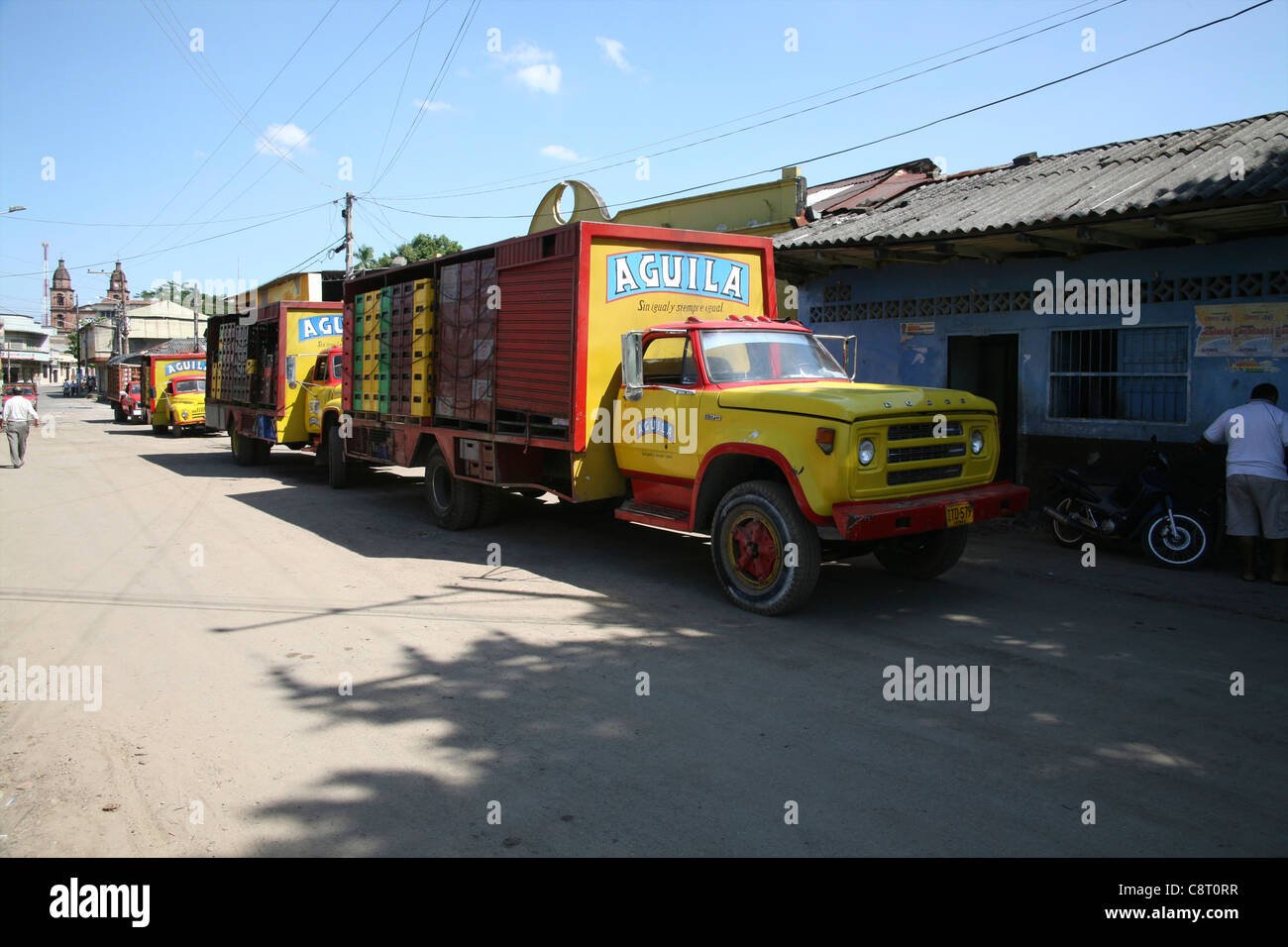 Aquila beer in Colombia Stock Photo - Alamy