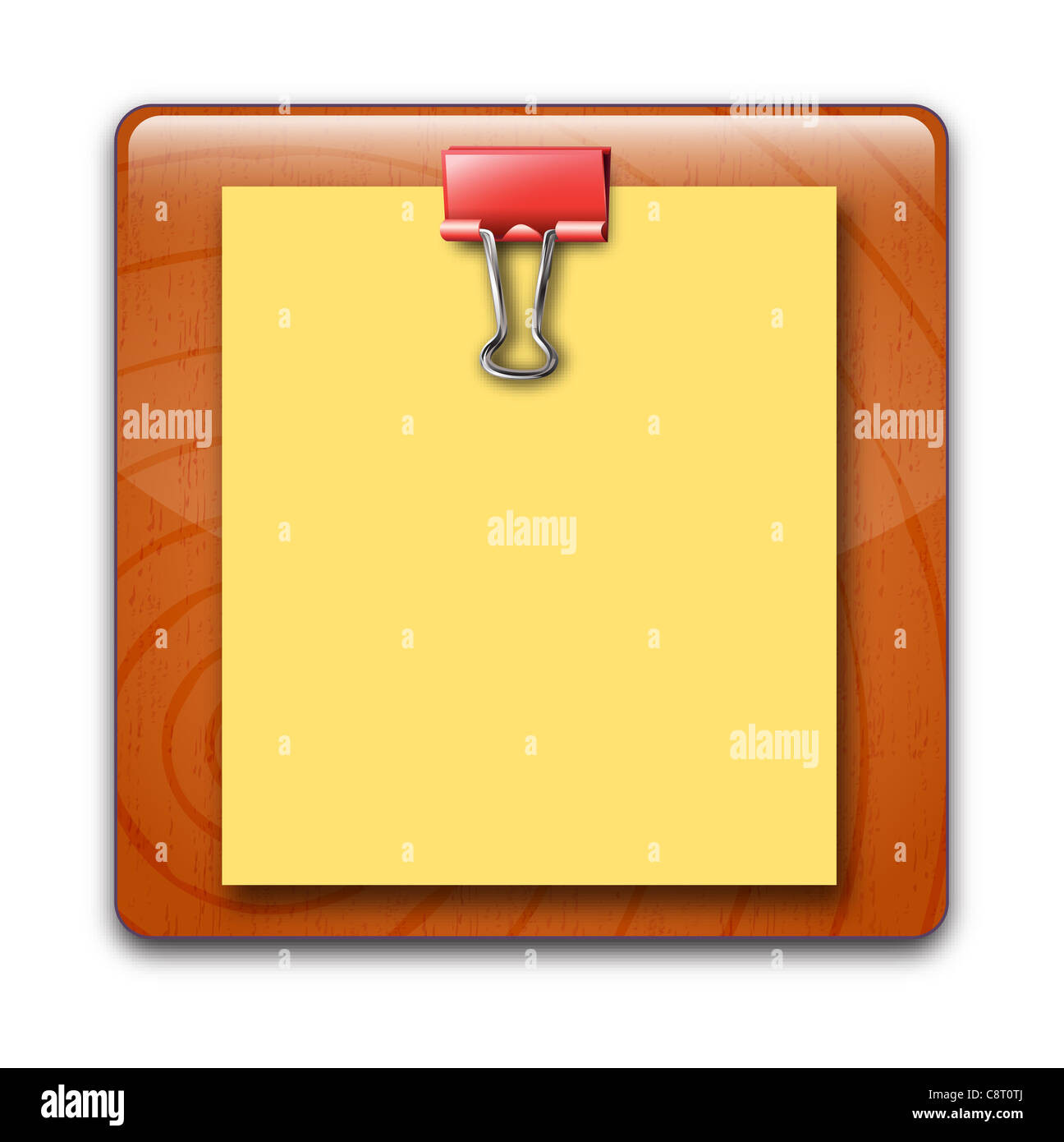 Illustration of clipboard Stock Photo - Alamy