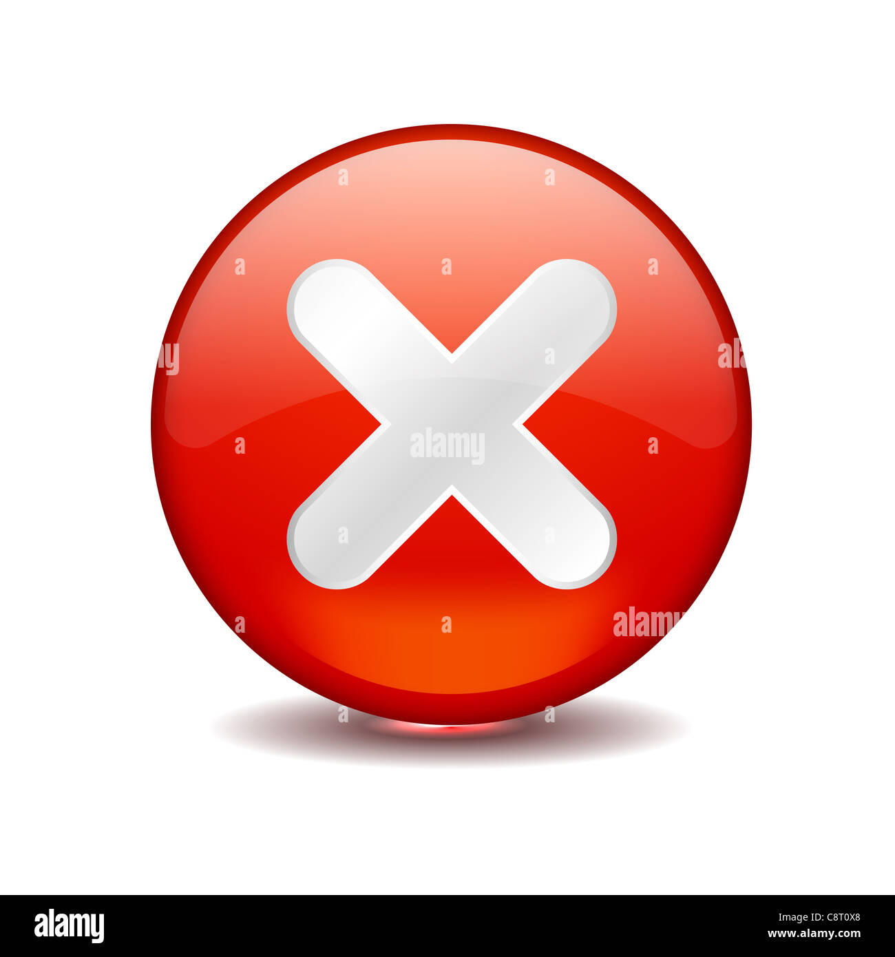 Illustration of cross sign Stock Photo - Alamy