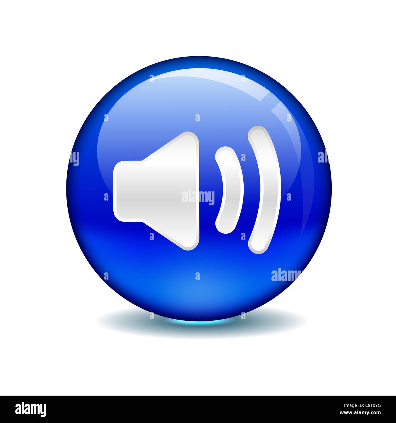 Illustration of volume symbol Stock Photo - Alamy