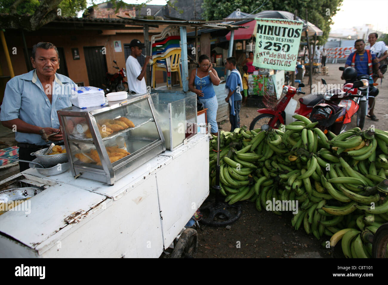Bananas are an important export products, Colombia Stock Photo - Alamy