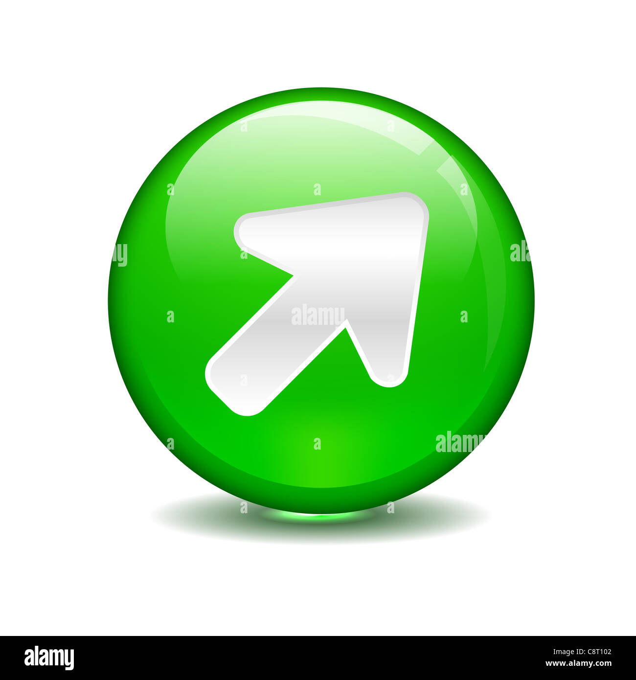 Illustration of arrow sign Stock Photo - Alamy