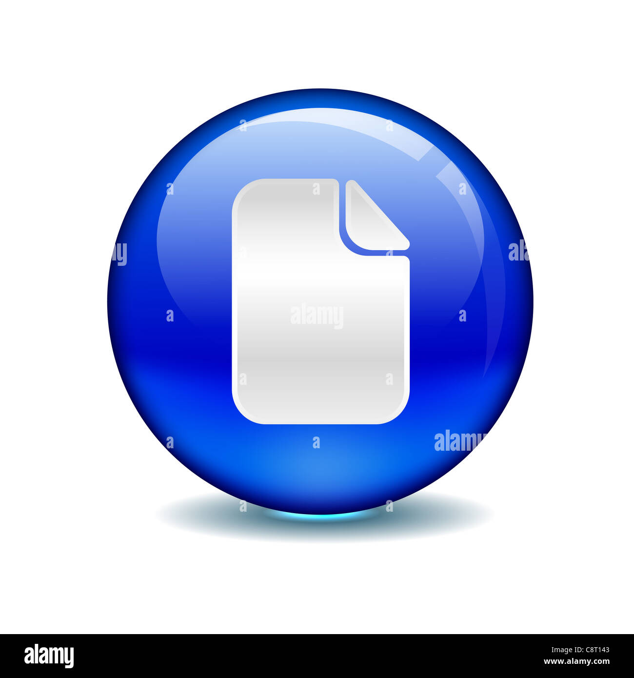 Illustration of sign in a blue circle Stock Photo - Alamy